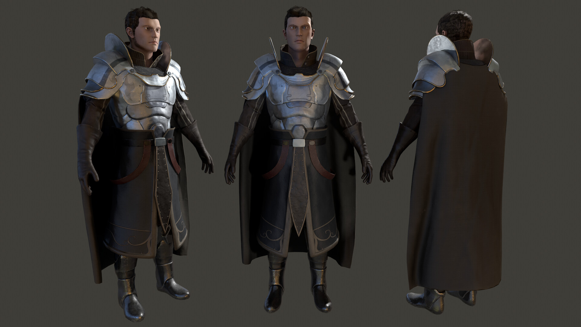 ArtStation - Knight 3D game-ready character