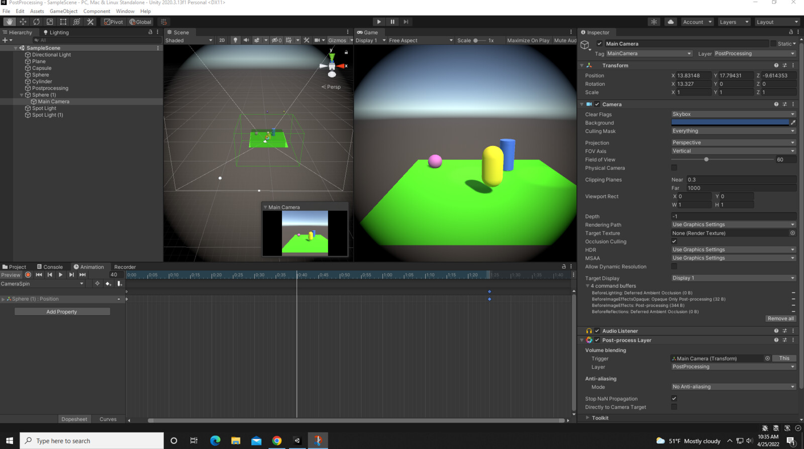 Bee - Post Processing Practice
