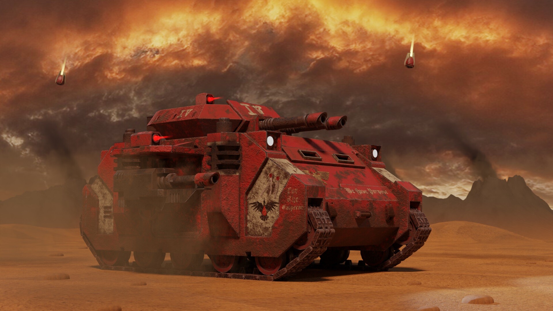 ArtStation - Predator Warhammer 40k Blood Ravens