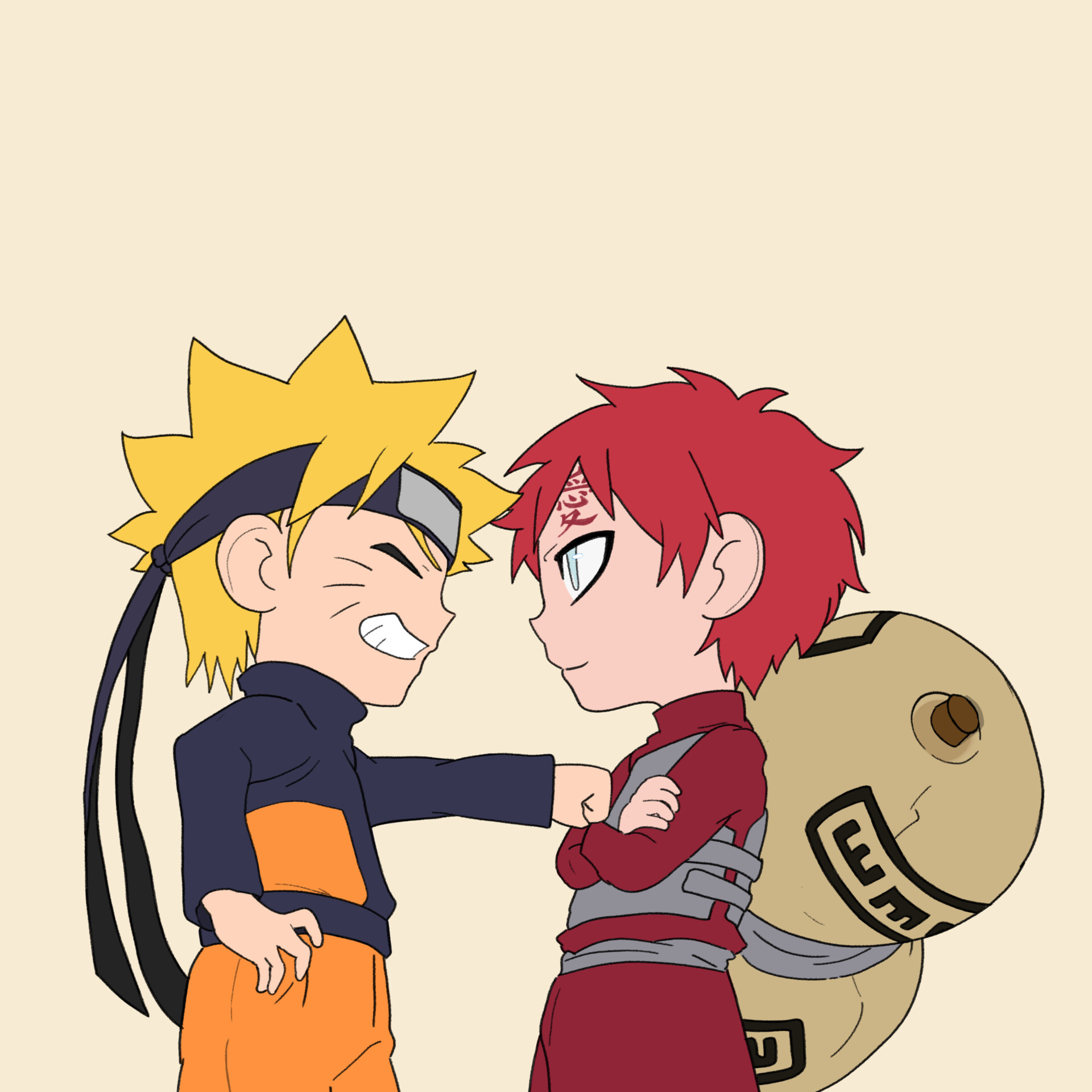 how to draw chibi gaara