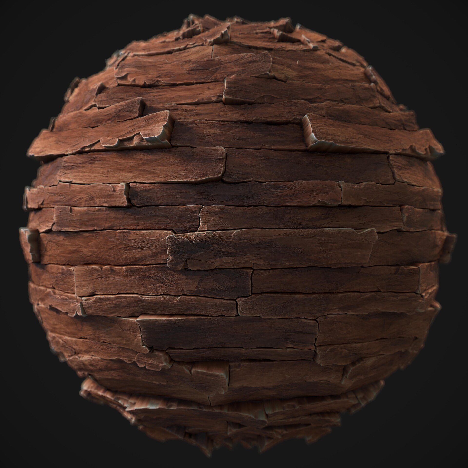 ArtStation - Stylized Wooden Planks - Substance Designer