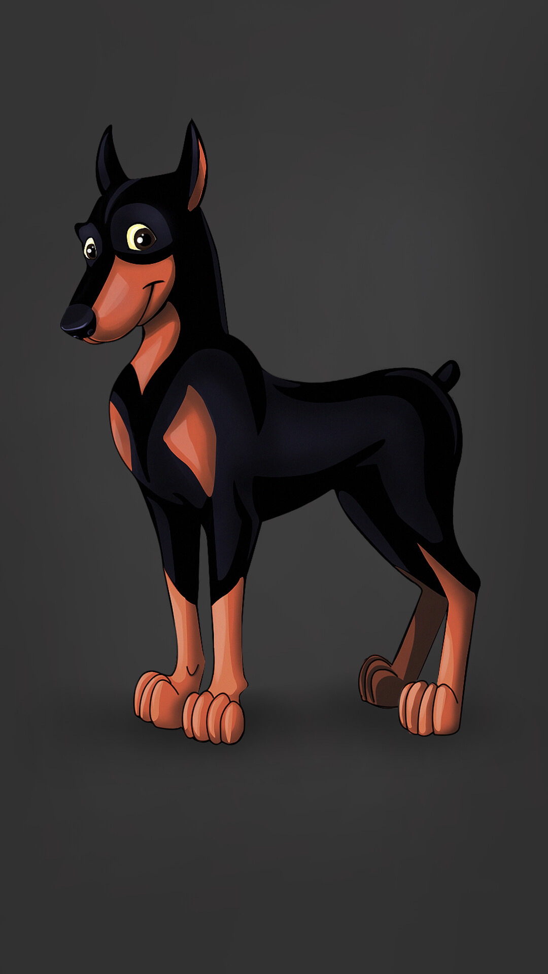 ArtStation - Dog doberman