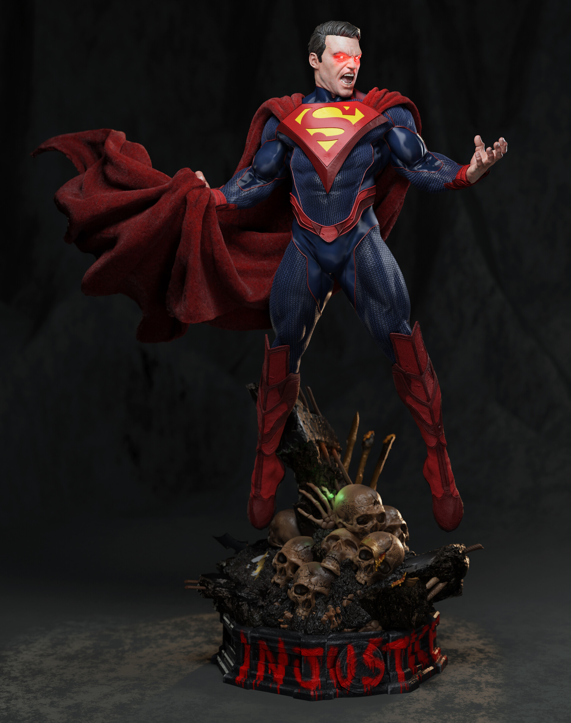 superman injustice render