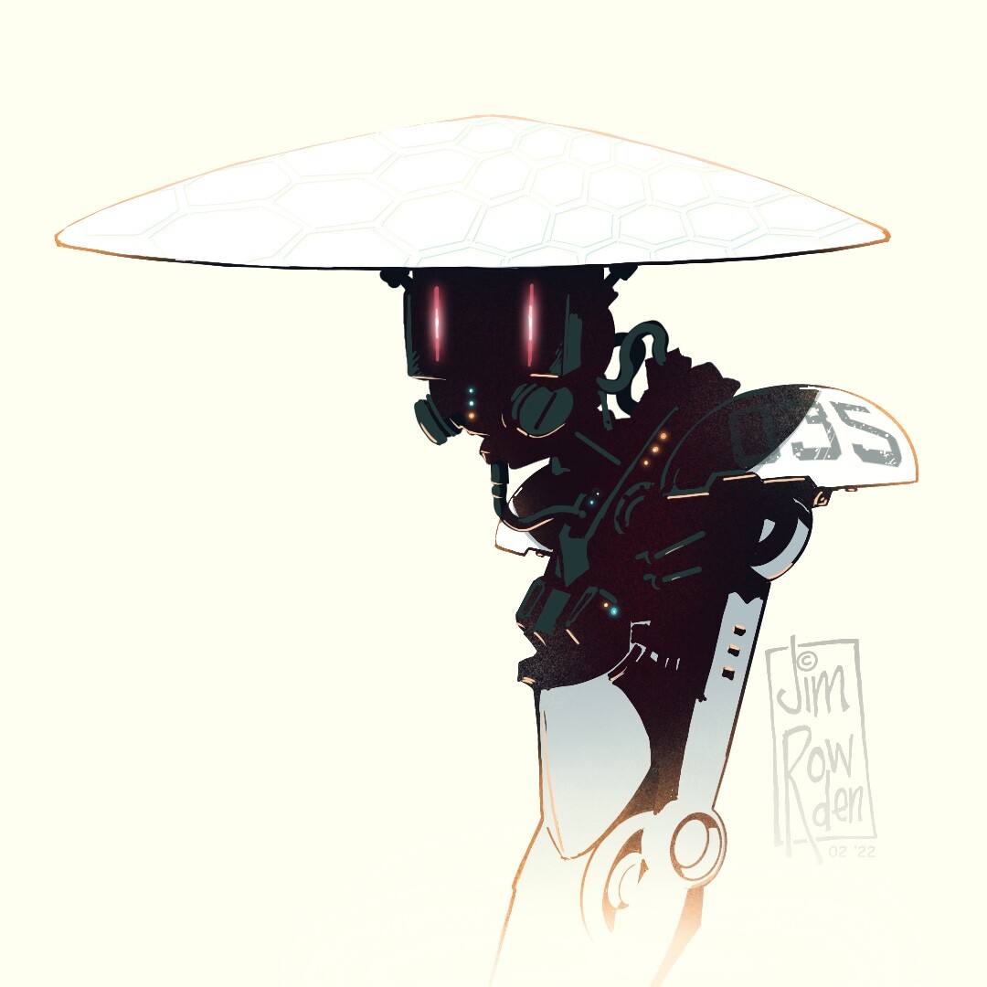 ArtStation - Robot Head 035