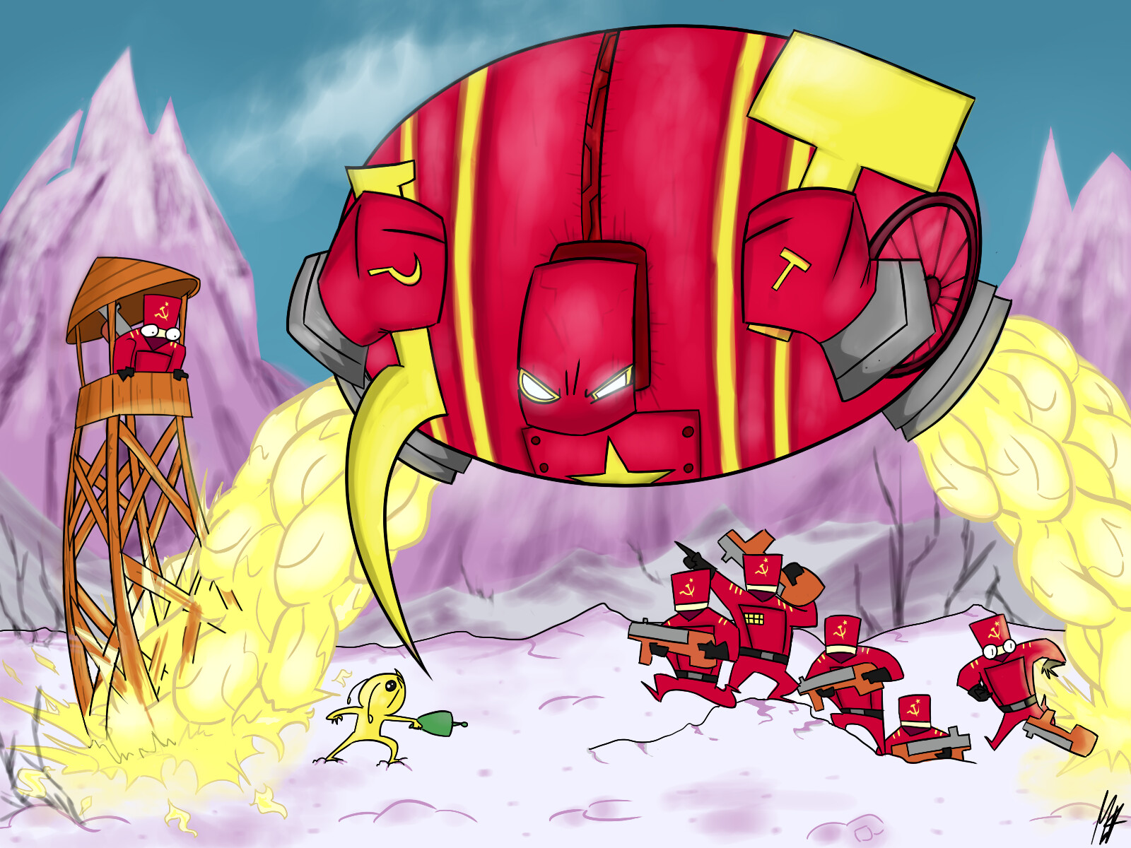 ArtStation - Alien Hominid fan art