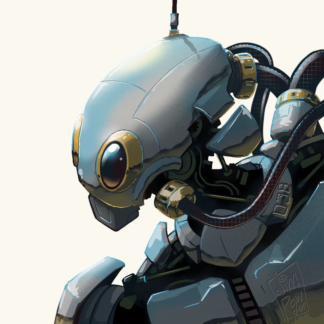 ArtStation - Robot Head 038