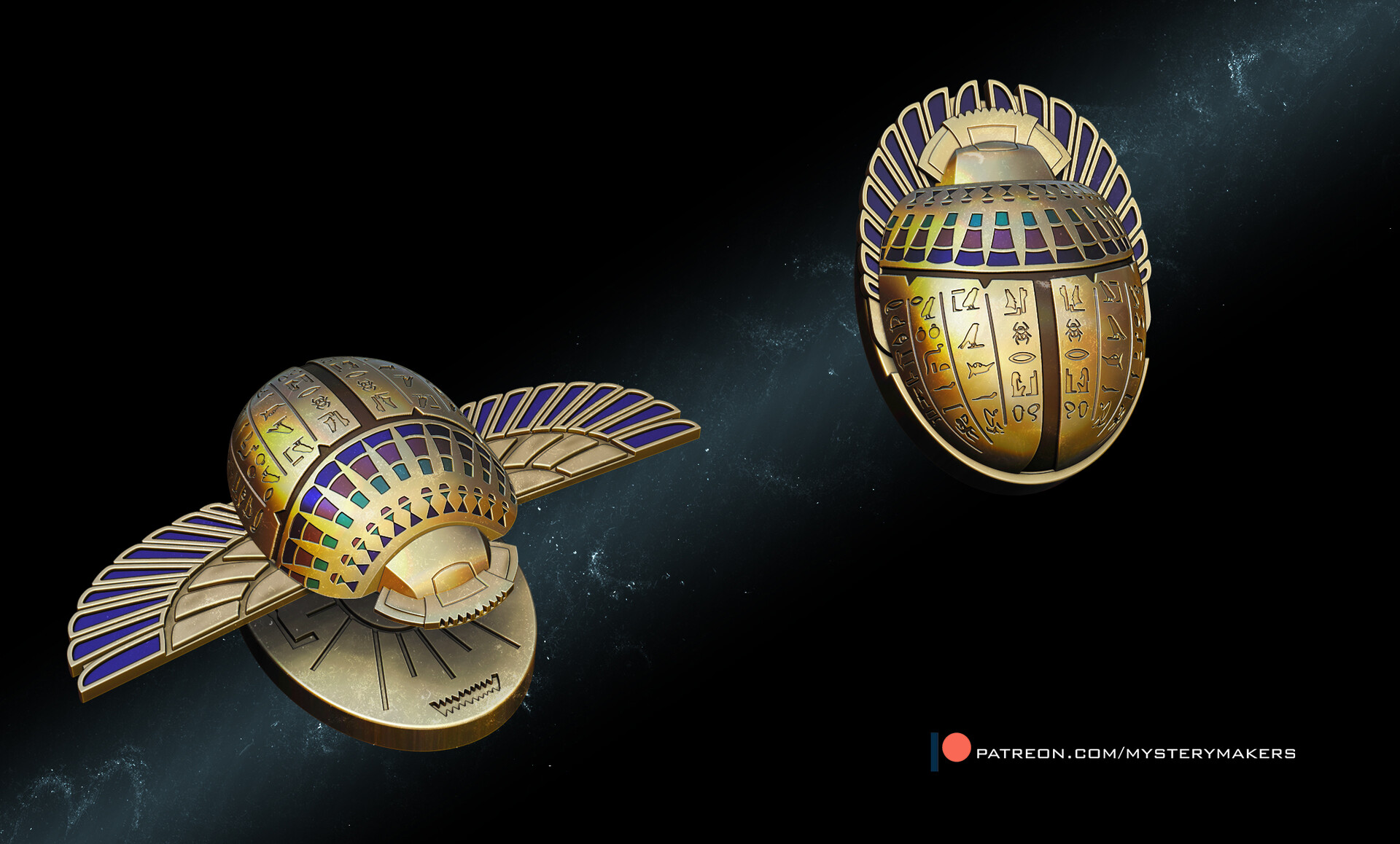 ArtStation - Moon Knight Scarab compas