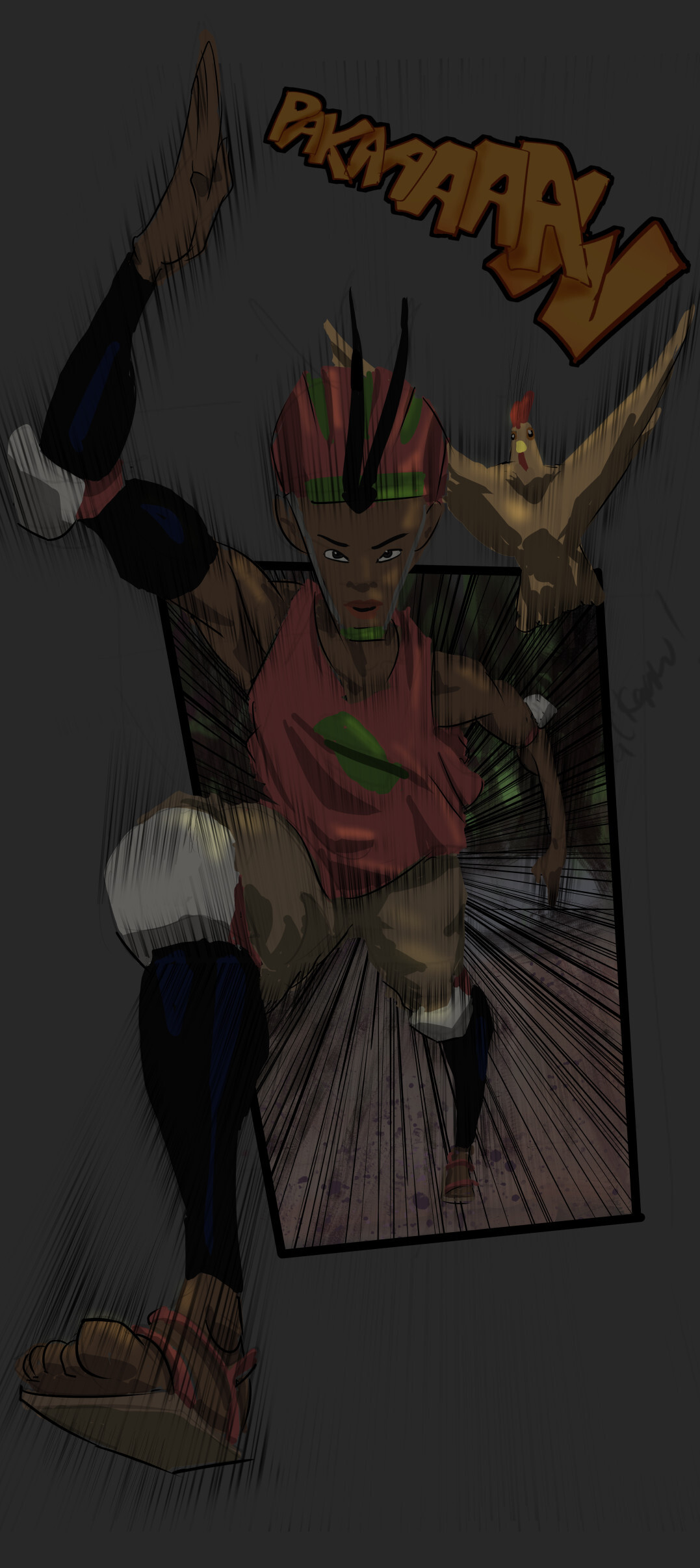 ArtStation - Jamal & Luki Spring into Action - Alien Katana