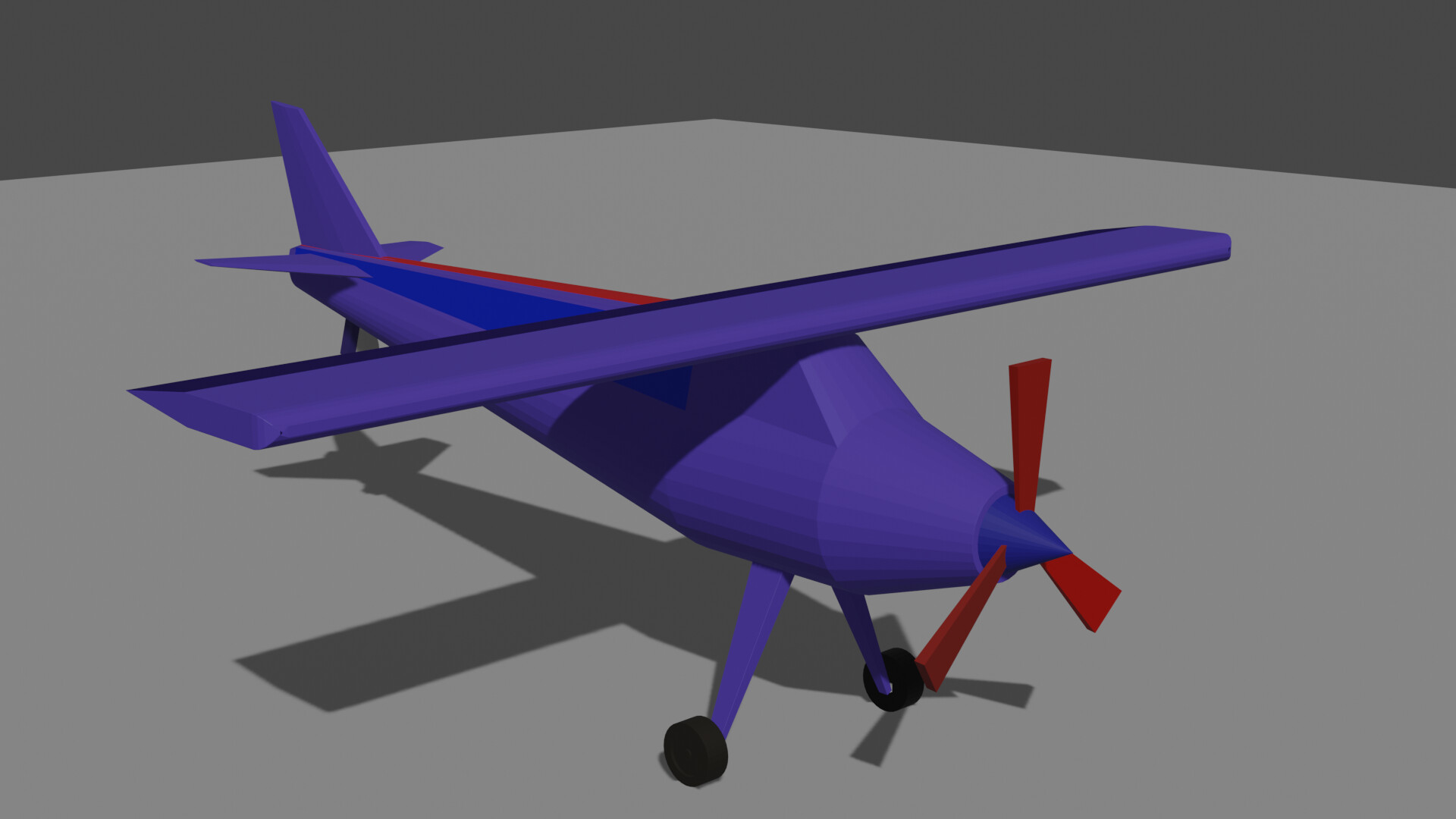 ArtStation - Aeroplane low poly