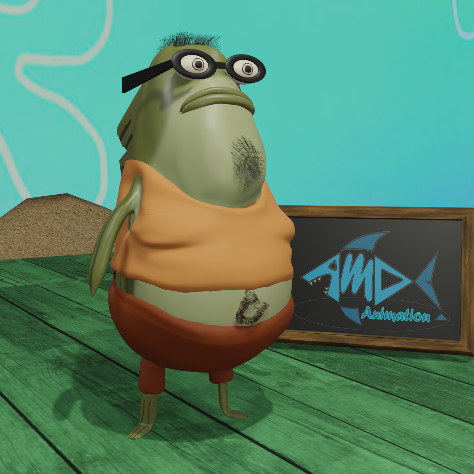 Riswan zamil - Bubble bass spongebob square pants