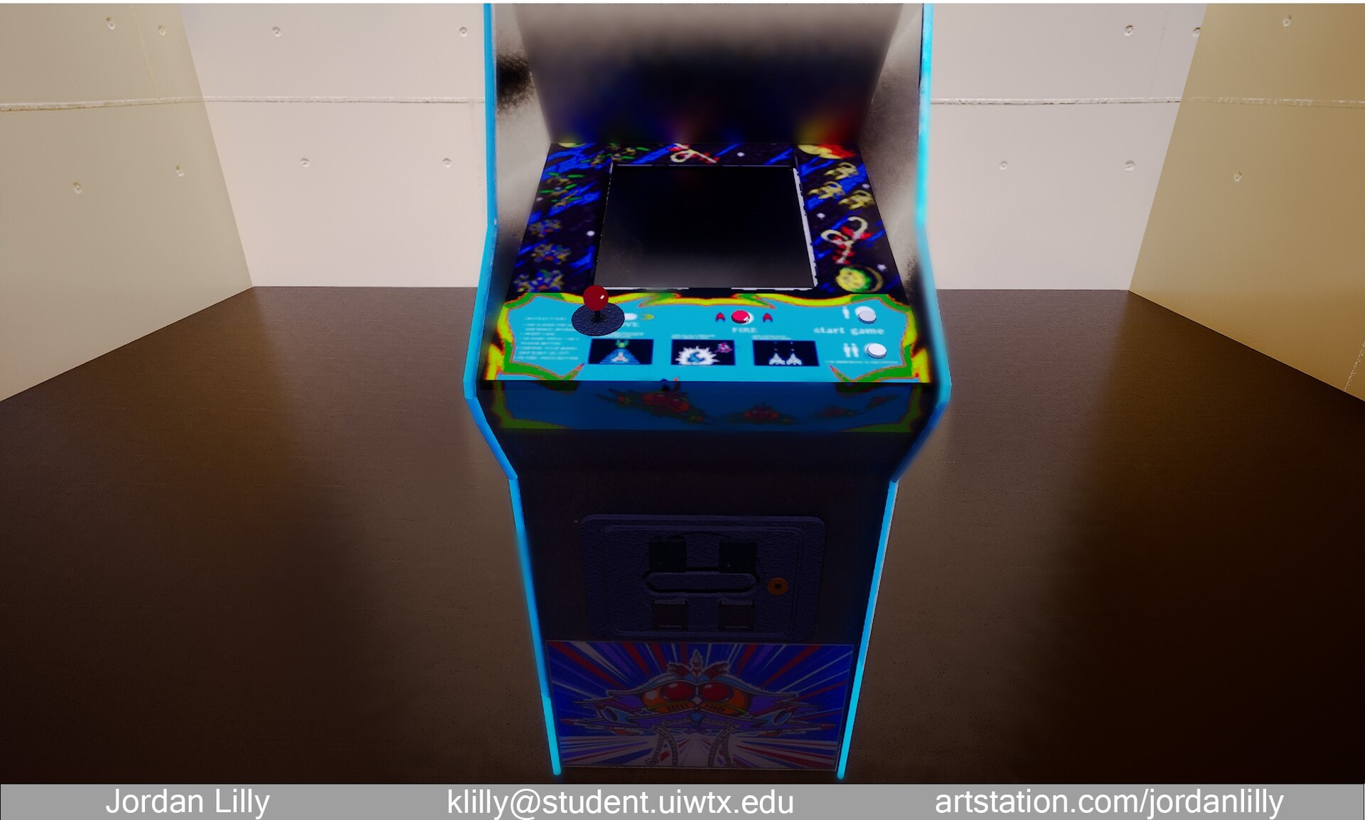Galaga Arcade Machine Model by Jordan Lilly — ProUser.Me