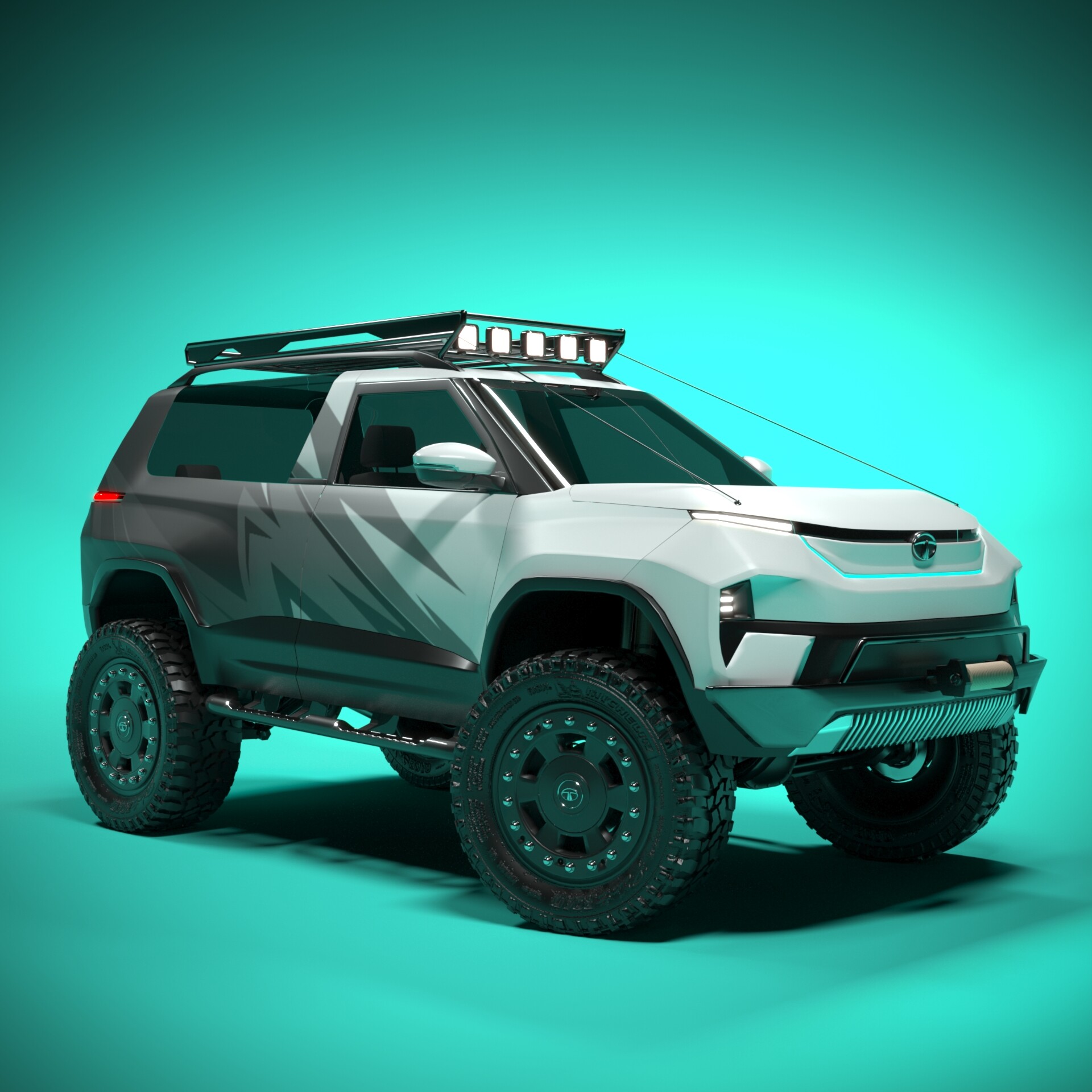 ArtStation - Tata Sierra Ev Rambler Edition