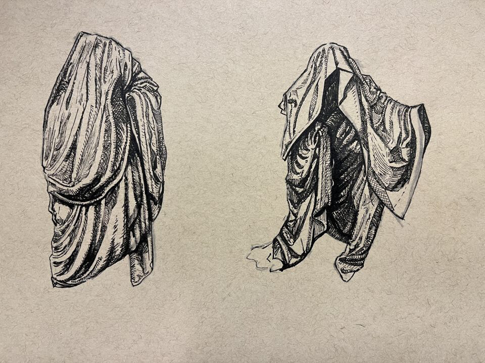 ArtStation - Cloth Pen Study 1