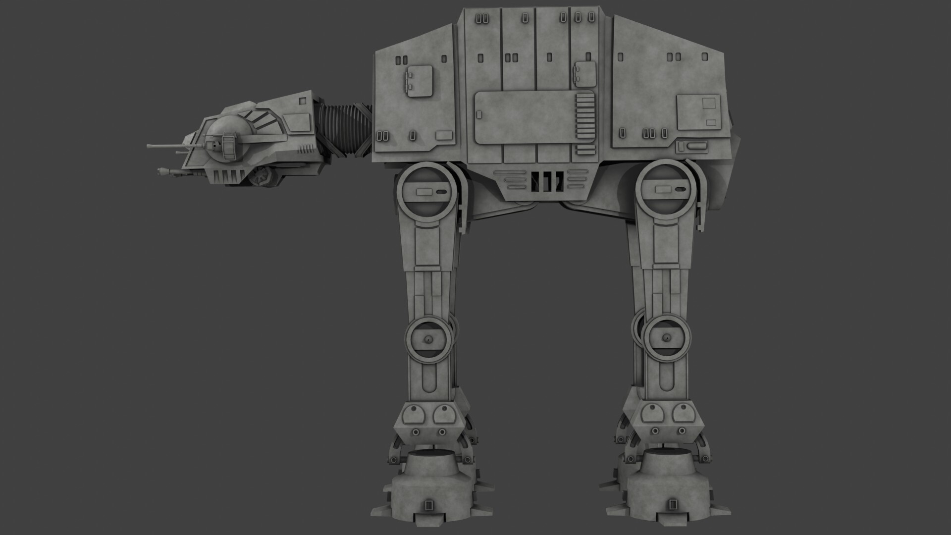 Robert Bishop - Imperial AT-AT Walker 3D Model