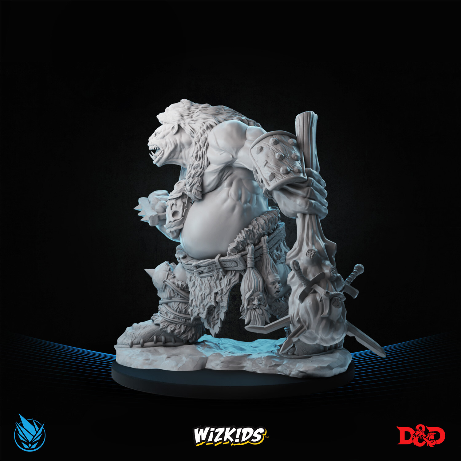 WildMesh Studio - Dungeons & Dragons Sprue: Ogre