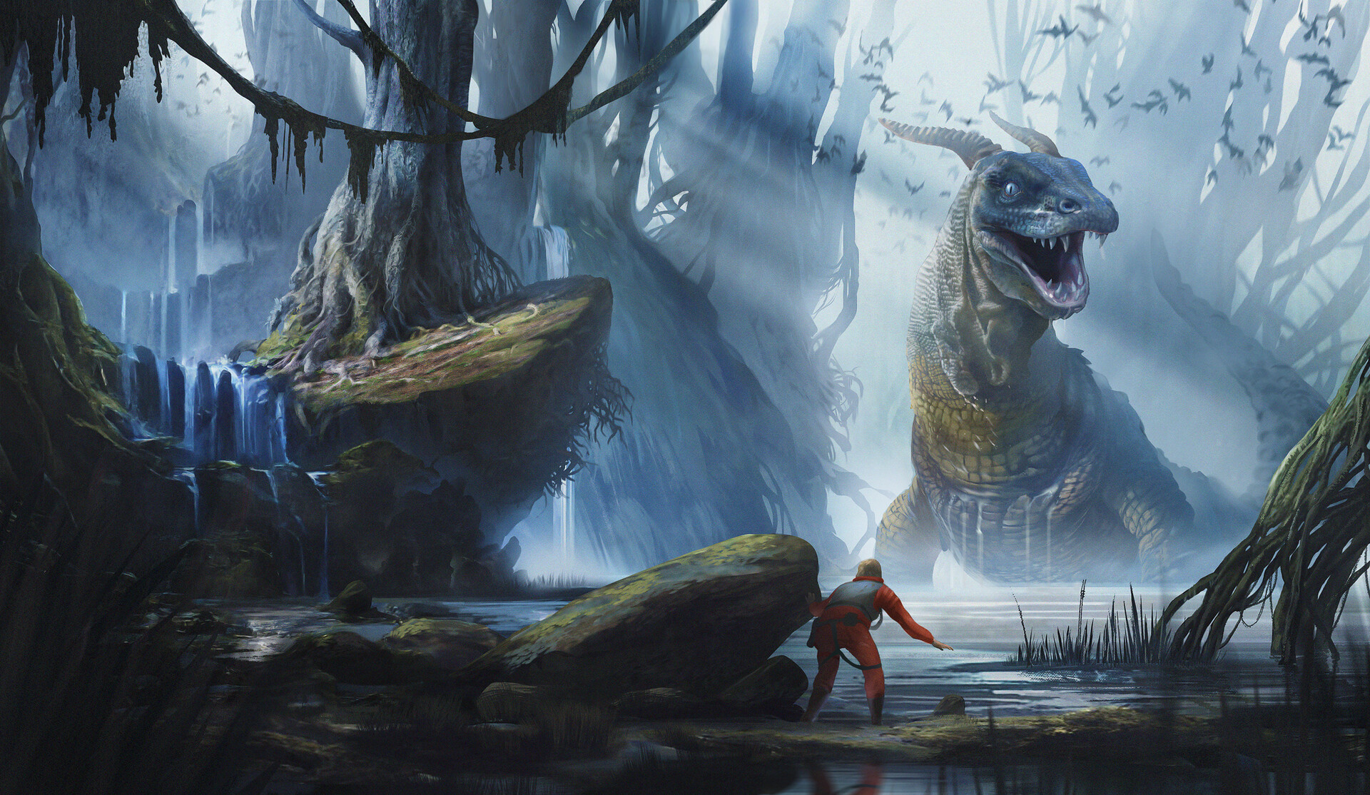 ArtStation - Encounter on Dagobah
