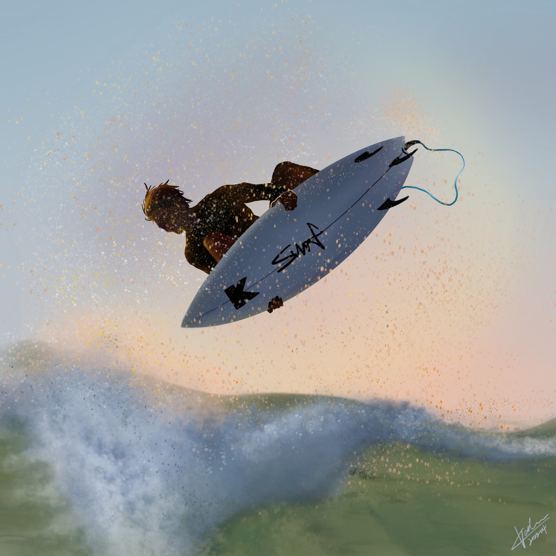 ArtStation - SURFING LIFE
