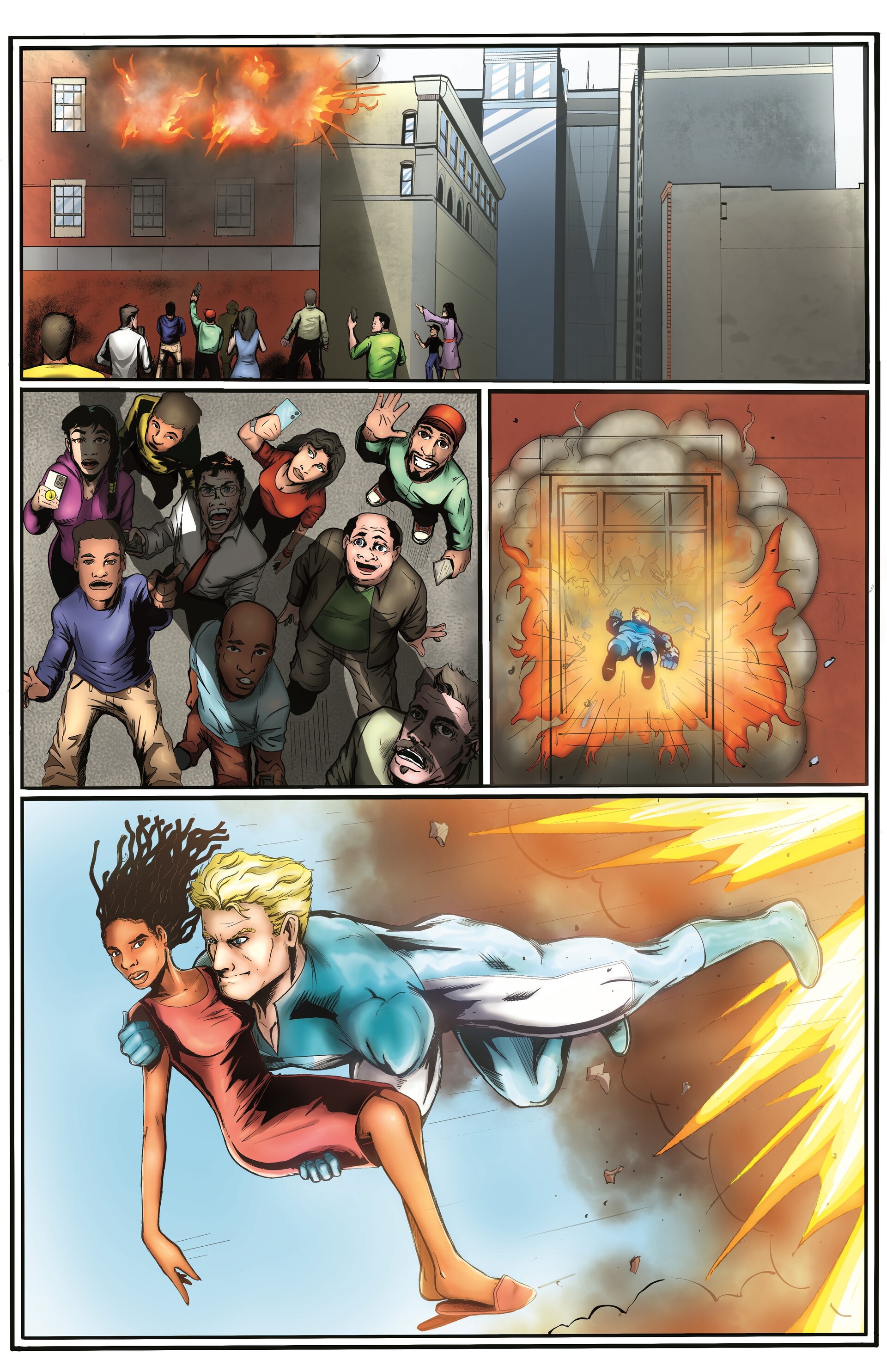 ArtStation - Coloring of "The Influencer" page 2.