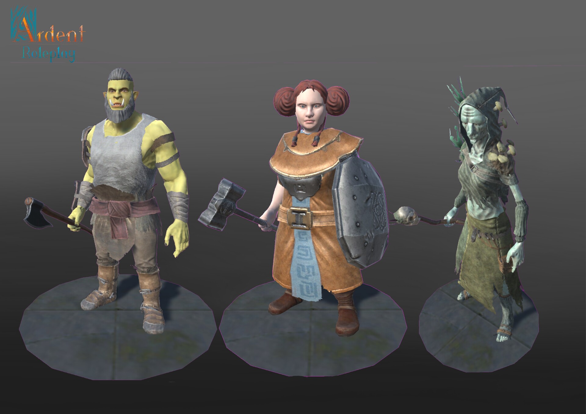 ArtStation - Ardent roleplay 3D Characters