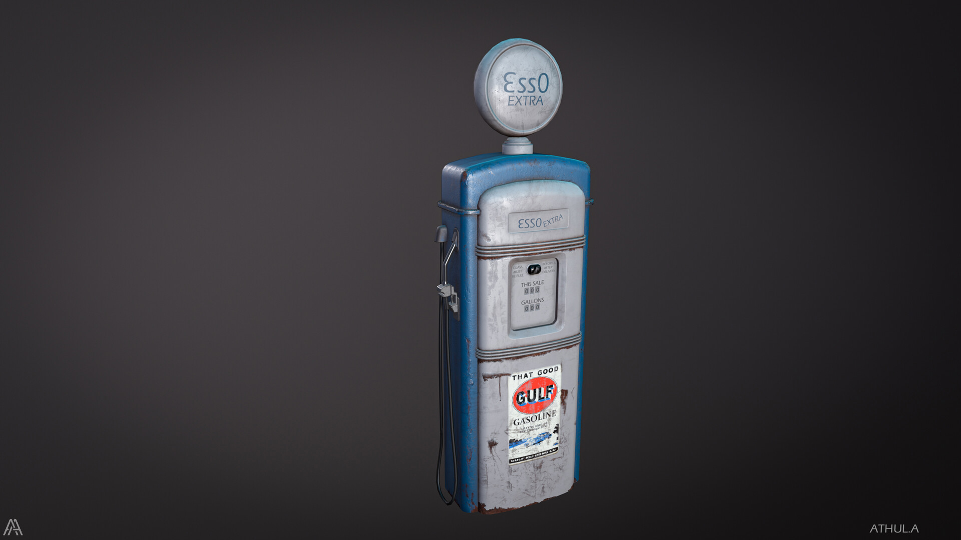 ArtStation - Old Gas Pump