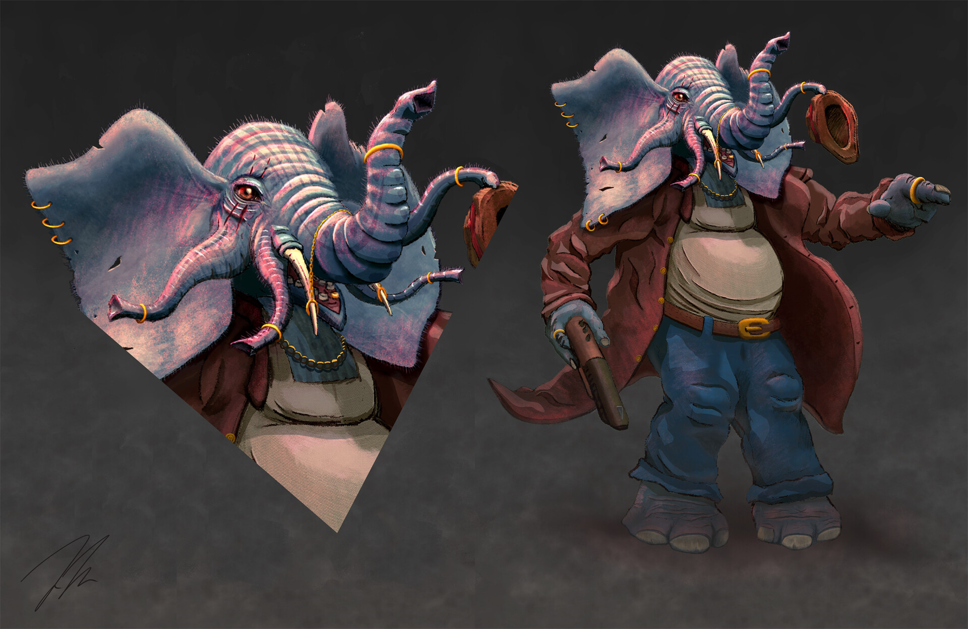 ArtStation - Eli the Outlaw