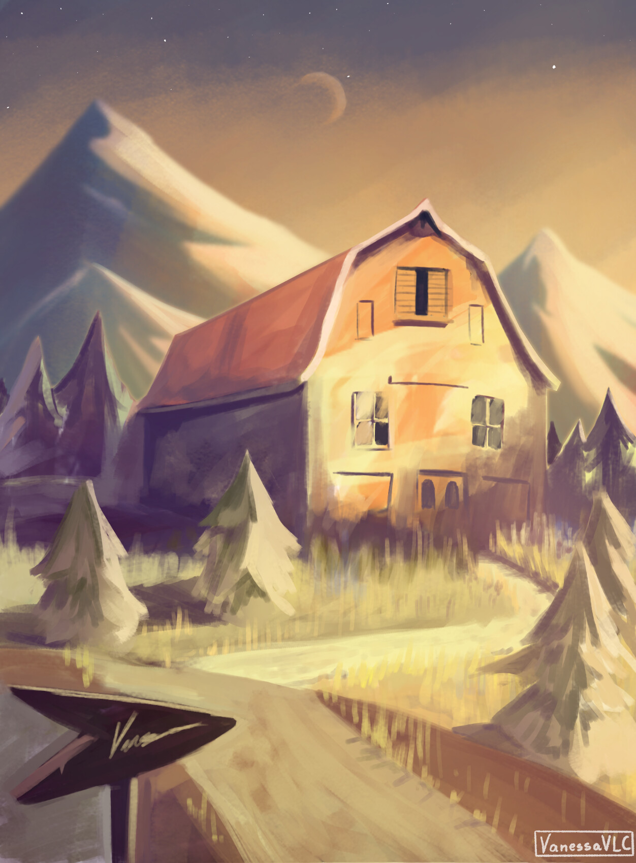 ArtStation - Yellow House