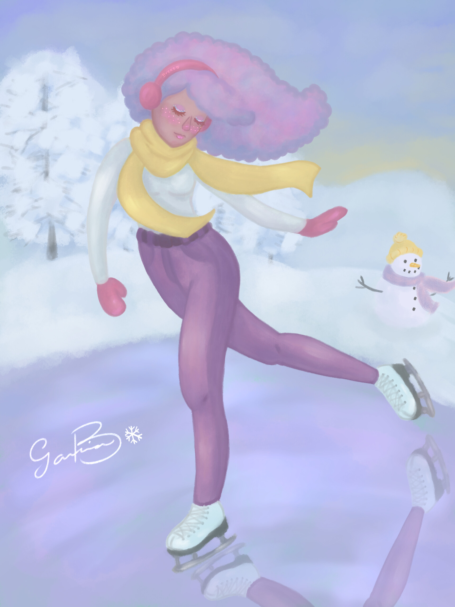ArtStation - sugary ice skater