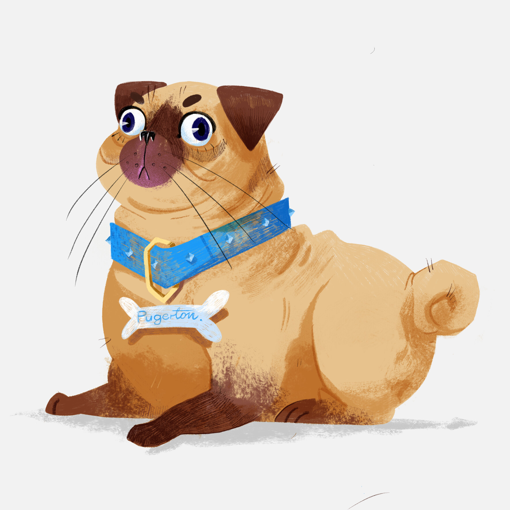 ArtStation - Pug illustration