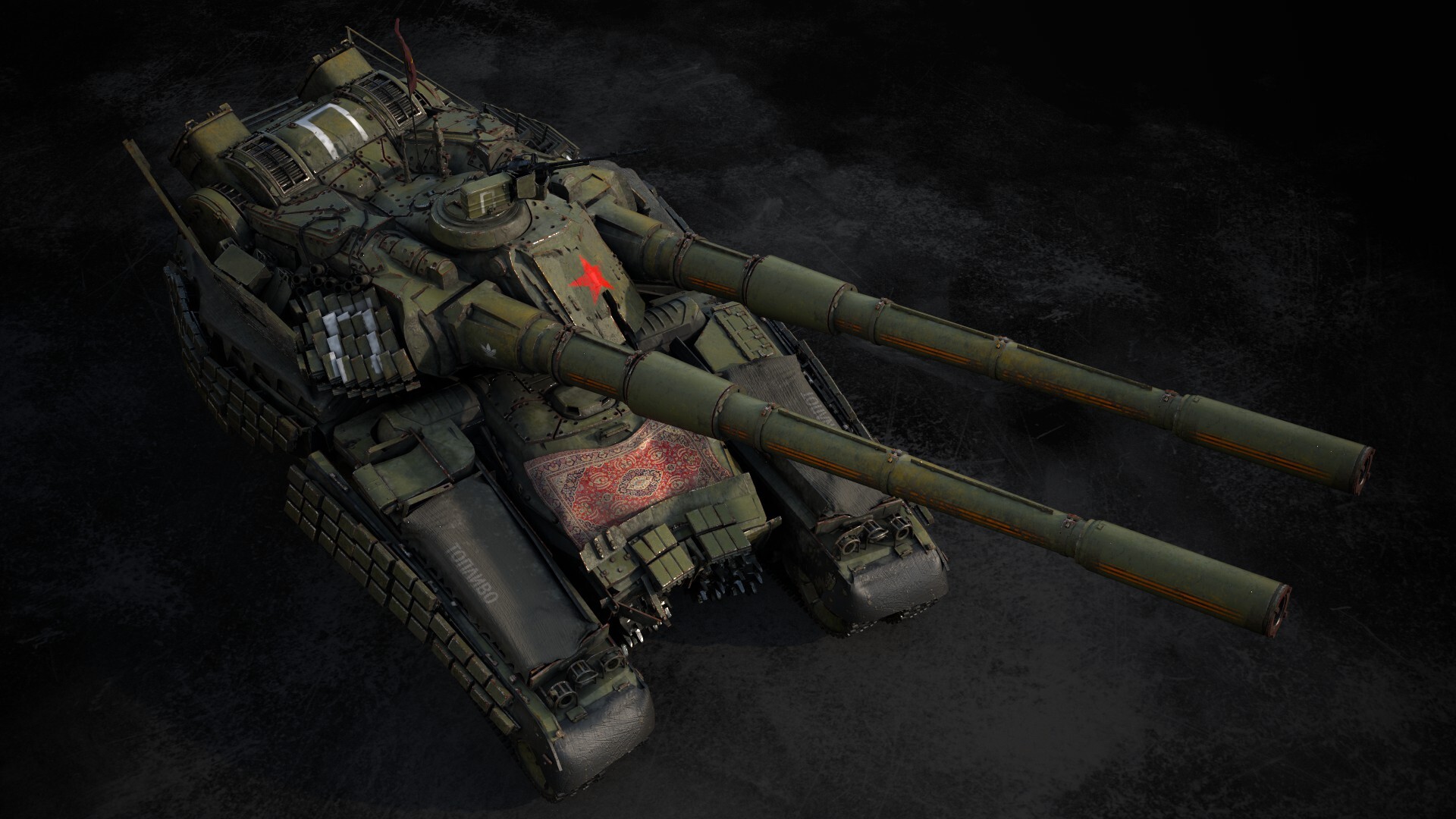 IO_BUTOV - Red Sunset: Soviet tank "Apocalypse" "Solo"