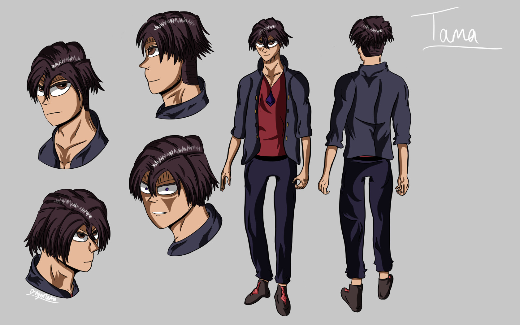 ArtStation - Tama Character Sheet