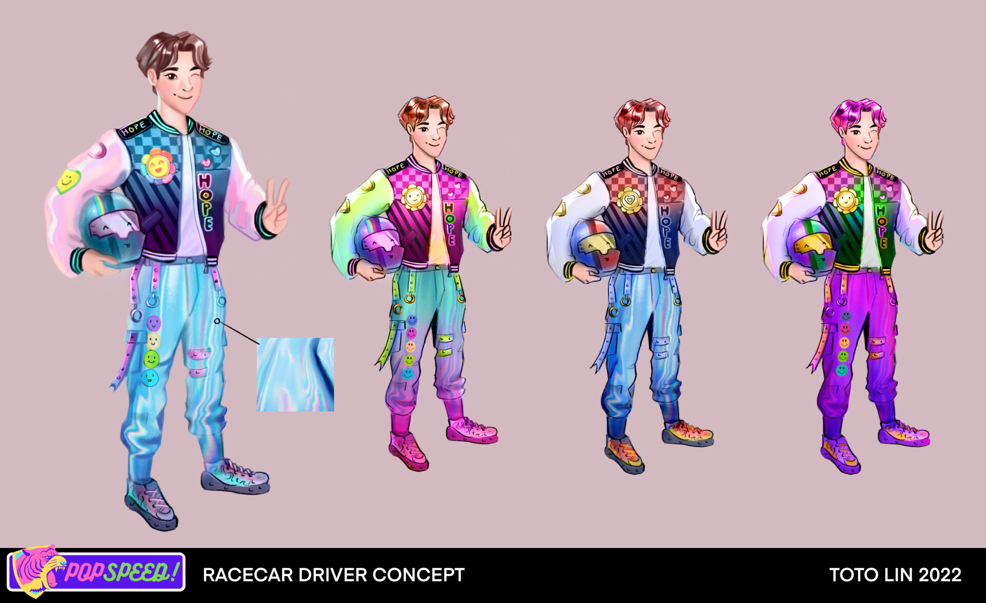 ArtStation - Racecar Driver Character Concept