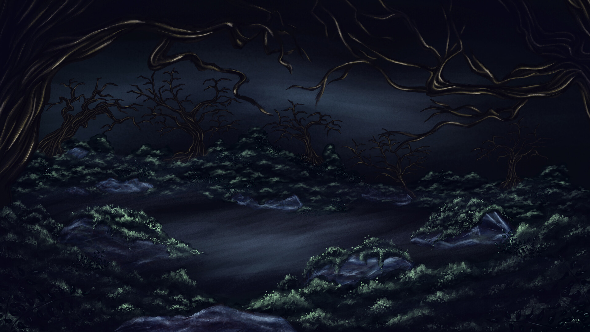 ArtStation - Décor forêt court métrage fin d'étude