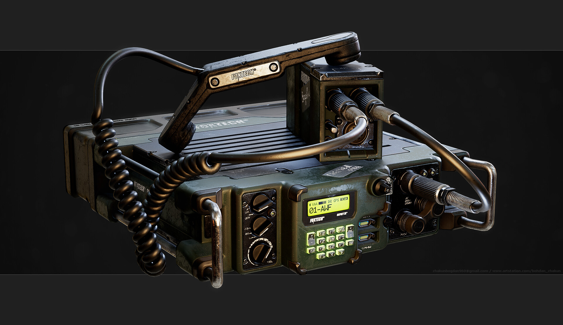 ArtStation - Military Radio