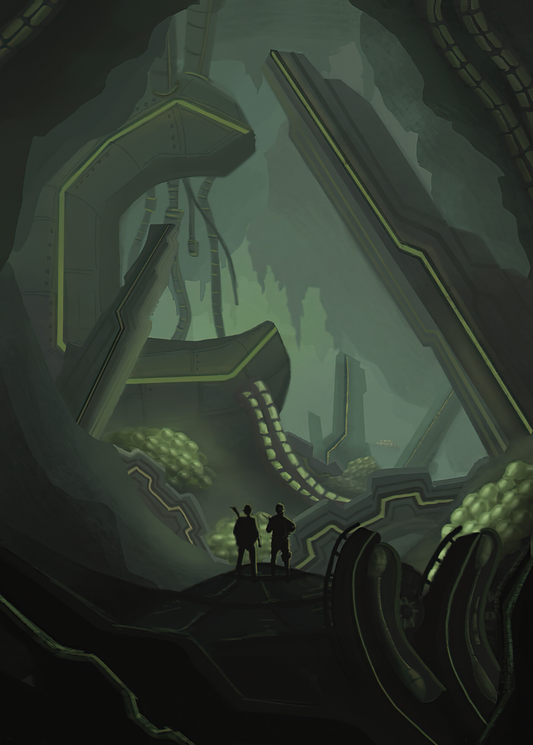 ArtStation - Alien ship