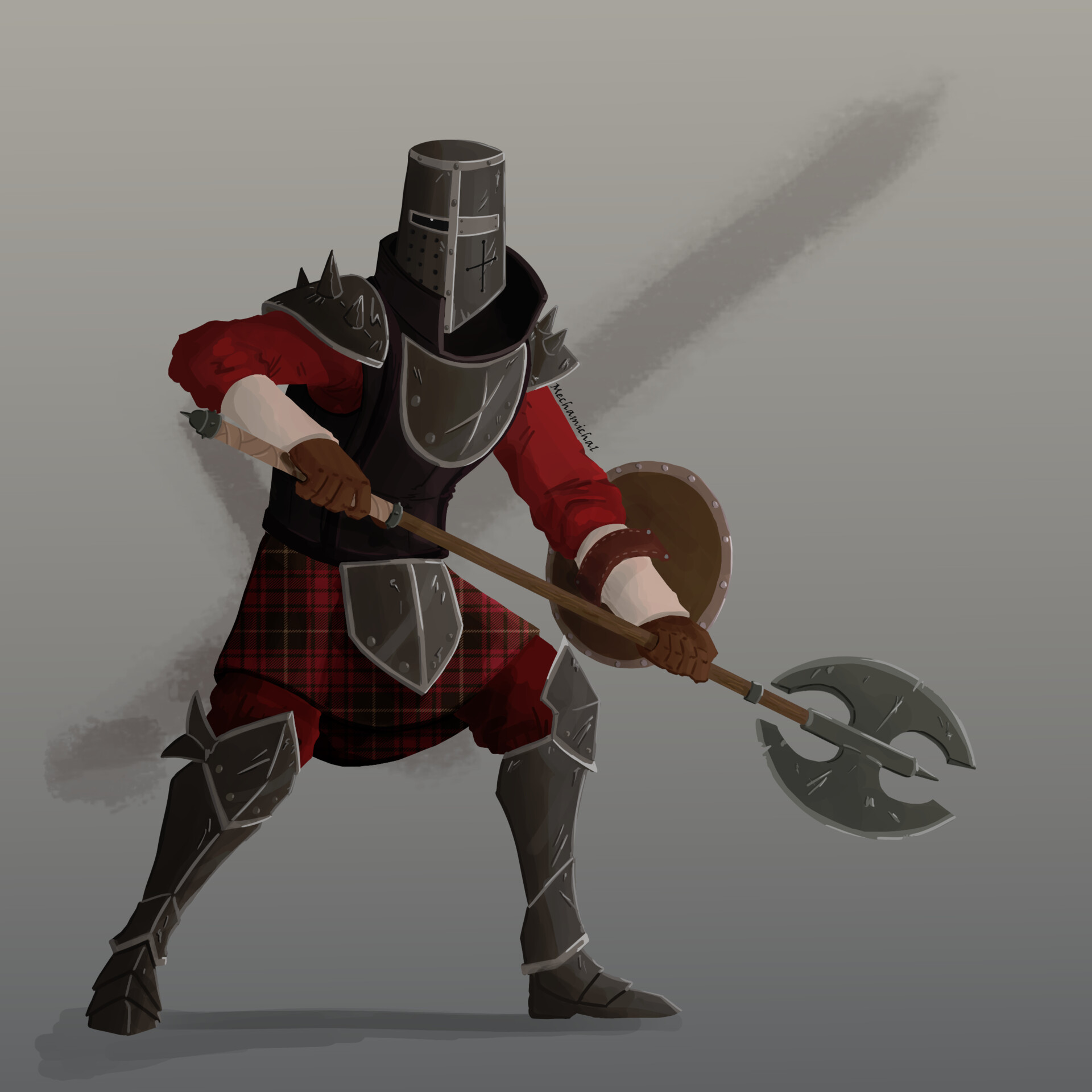 ArtStation - Demoknight from Team fortress 2