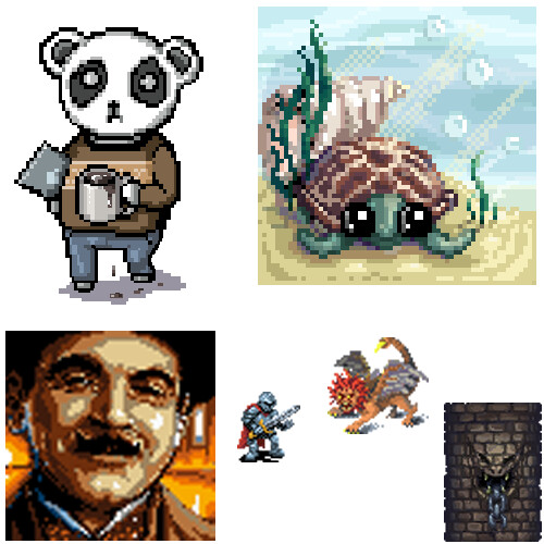 ArtStation - A piece of Pixel Art