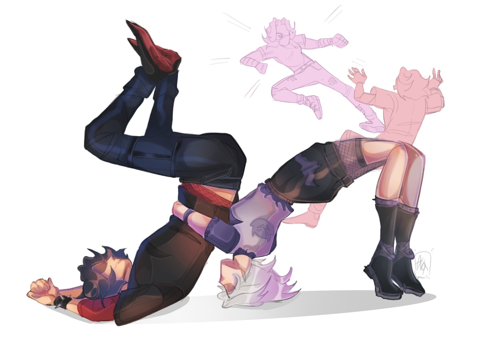 ArtStation - sister and brother