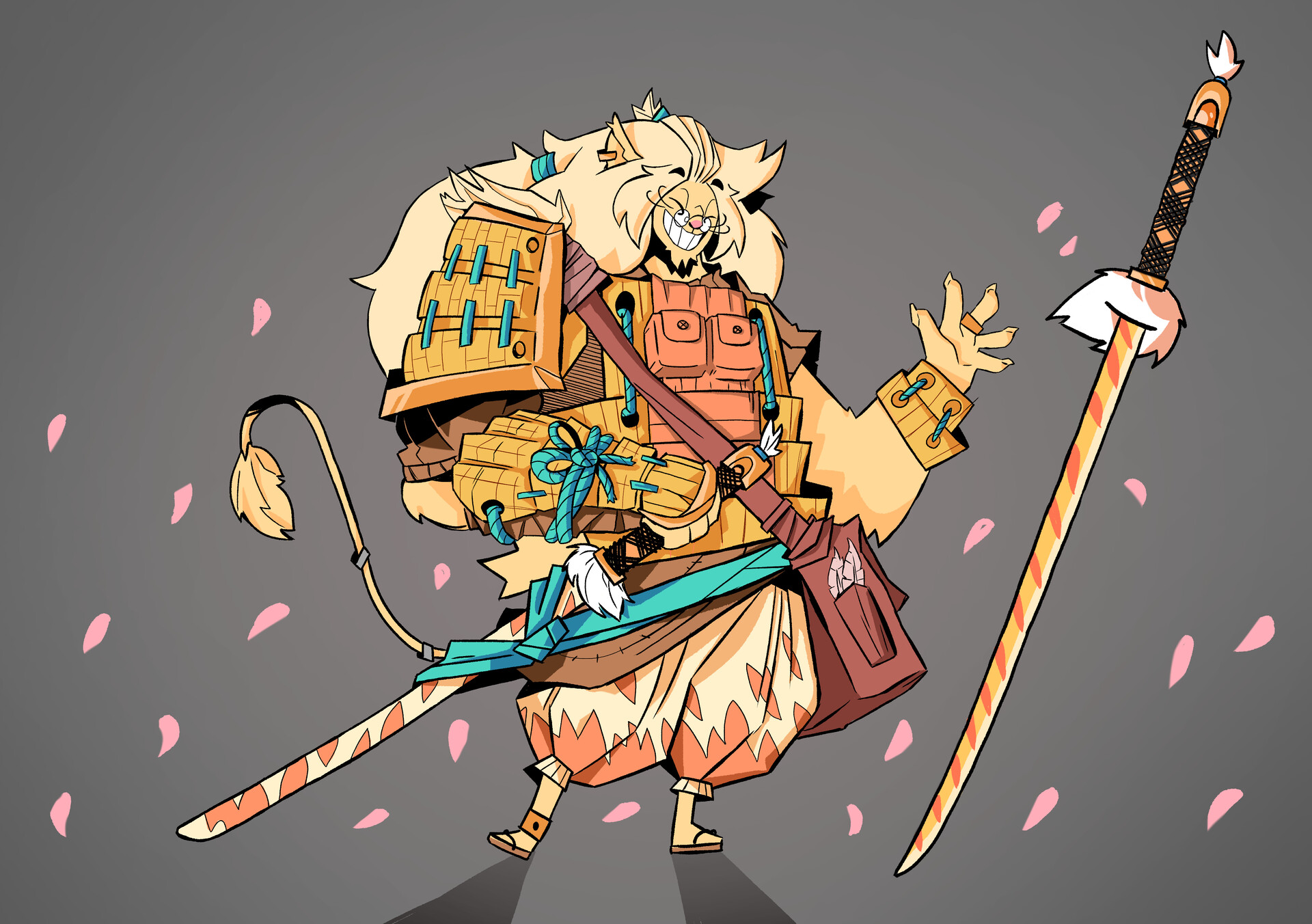 ArtStation - Leonin Samurai