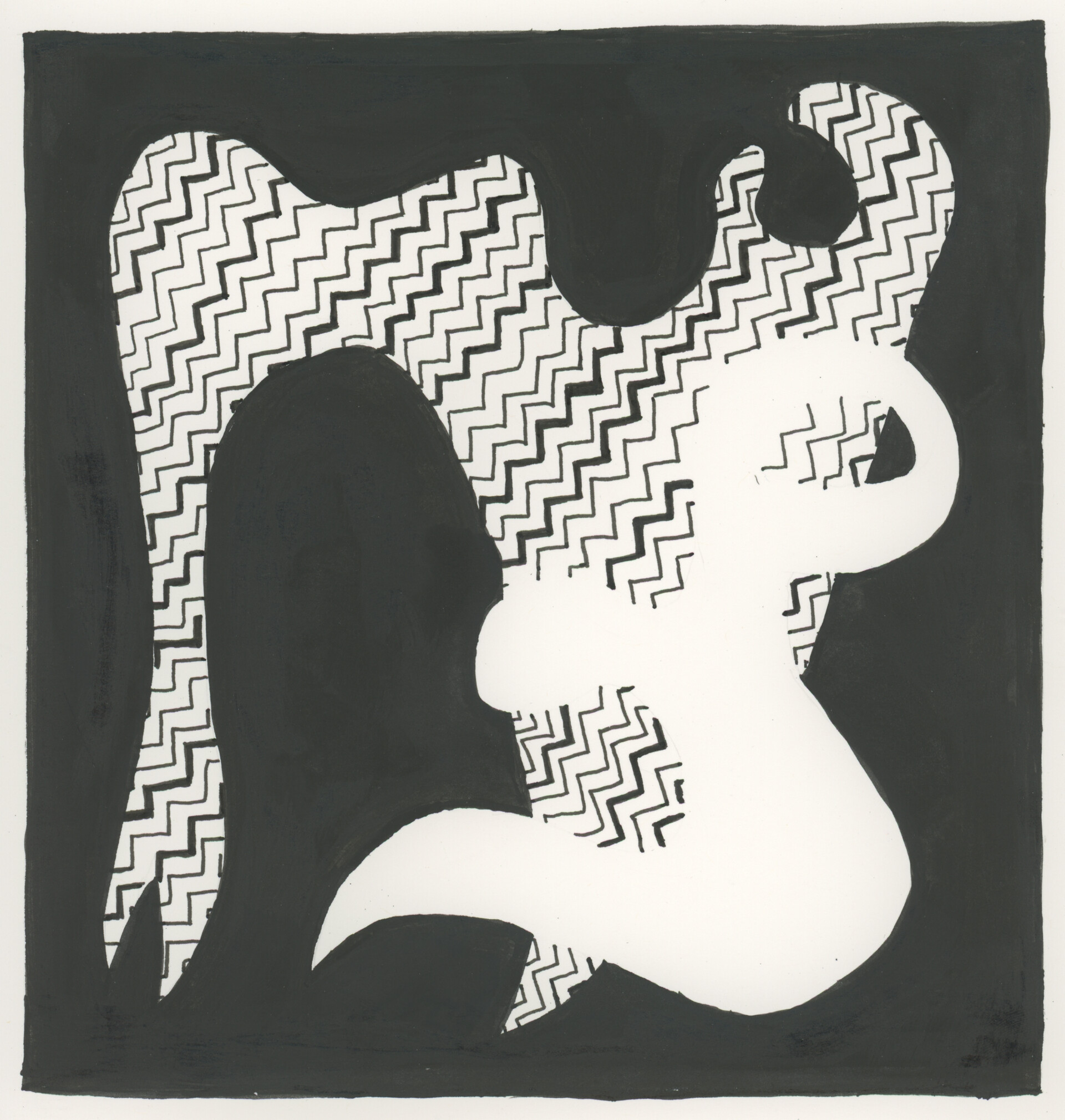 ArtStation - Contrasting Organic Shapes