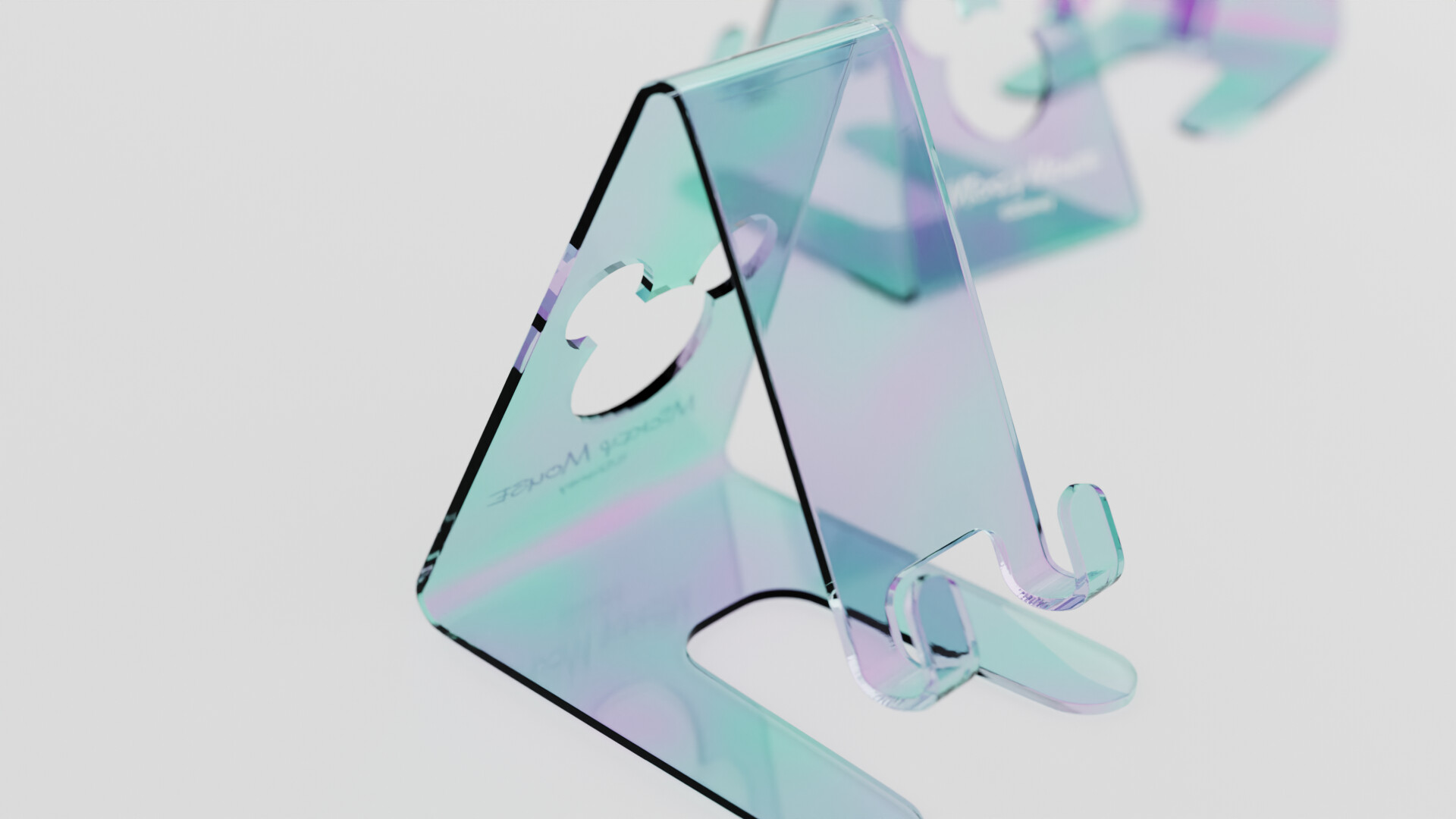 ArtStation - 3D Disney Iridescent Phone Stand