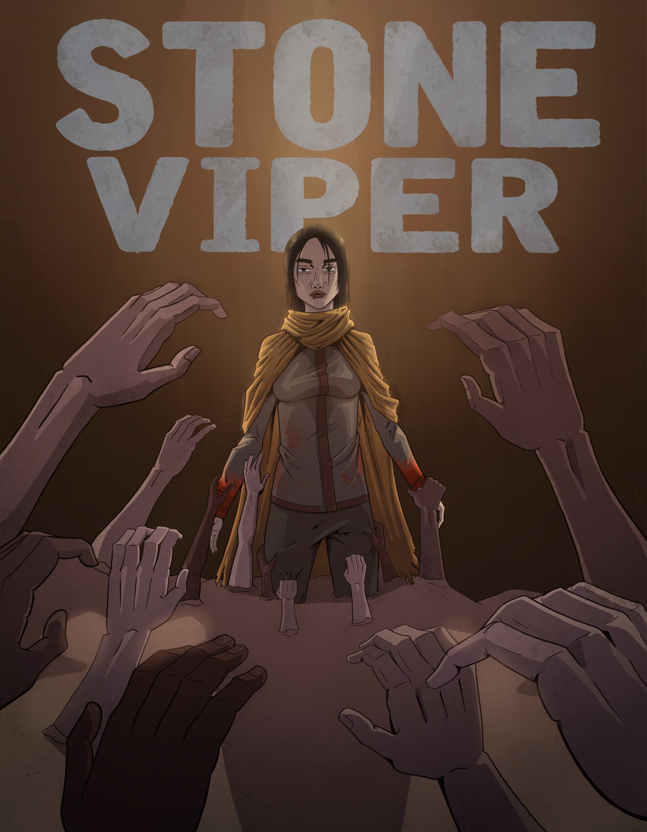 ArtStation - Stone Viper Comic Cover
