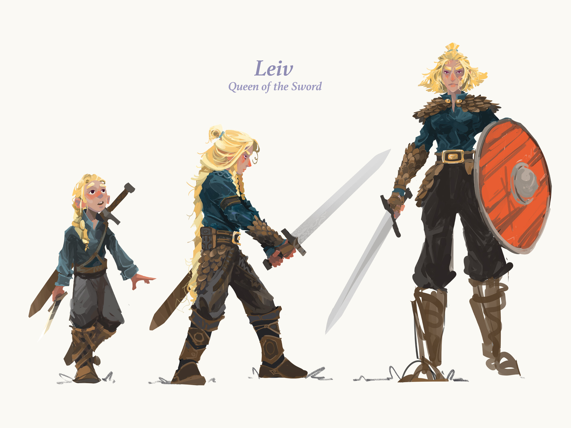 Gabriel Quinn's Portfolio - Leiv's changes through 3 chapters