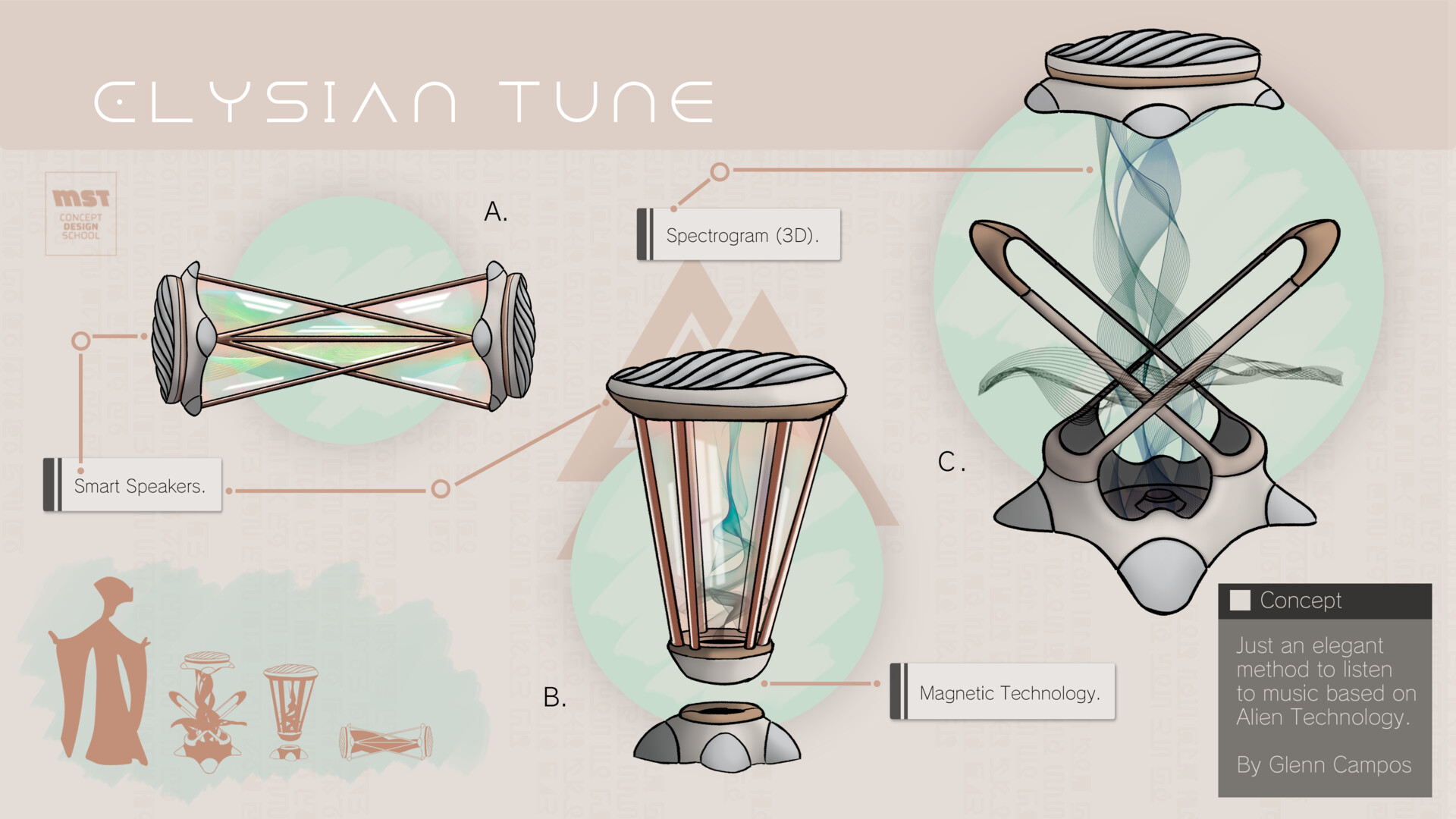 ArtStation - Alien Speakers - Props
