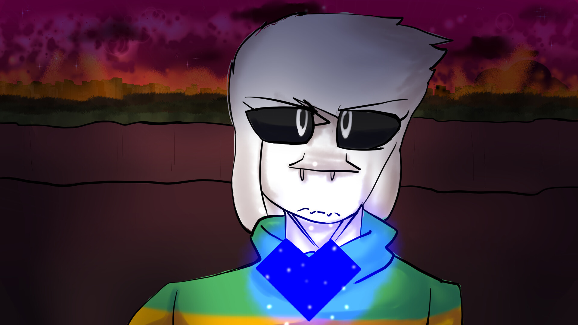 ArtStation - Asriel (Glitchtale MyTime)