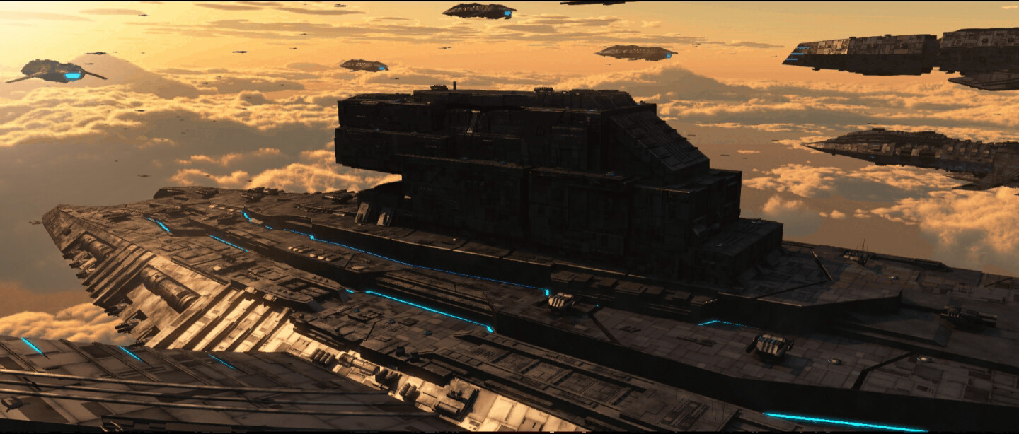 ArtStation - Enemy Capital Ship