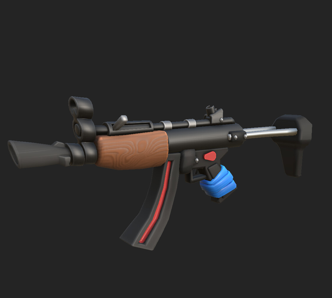 ArtStation - Stylized SMG