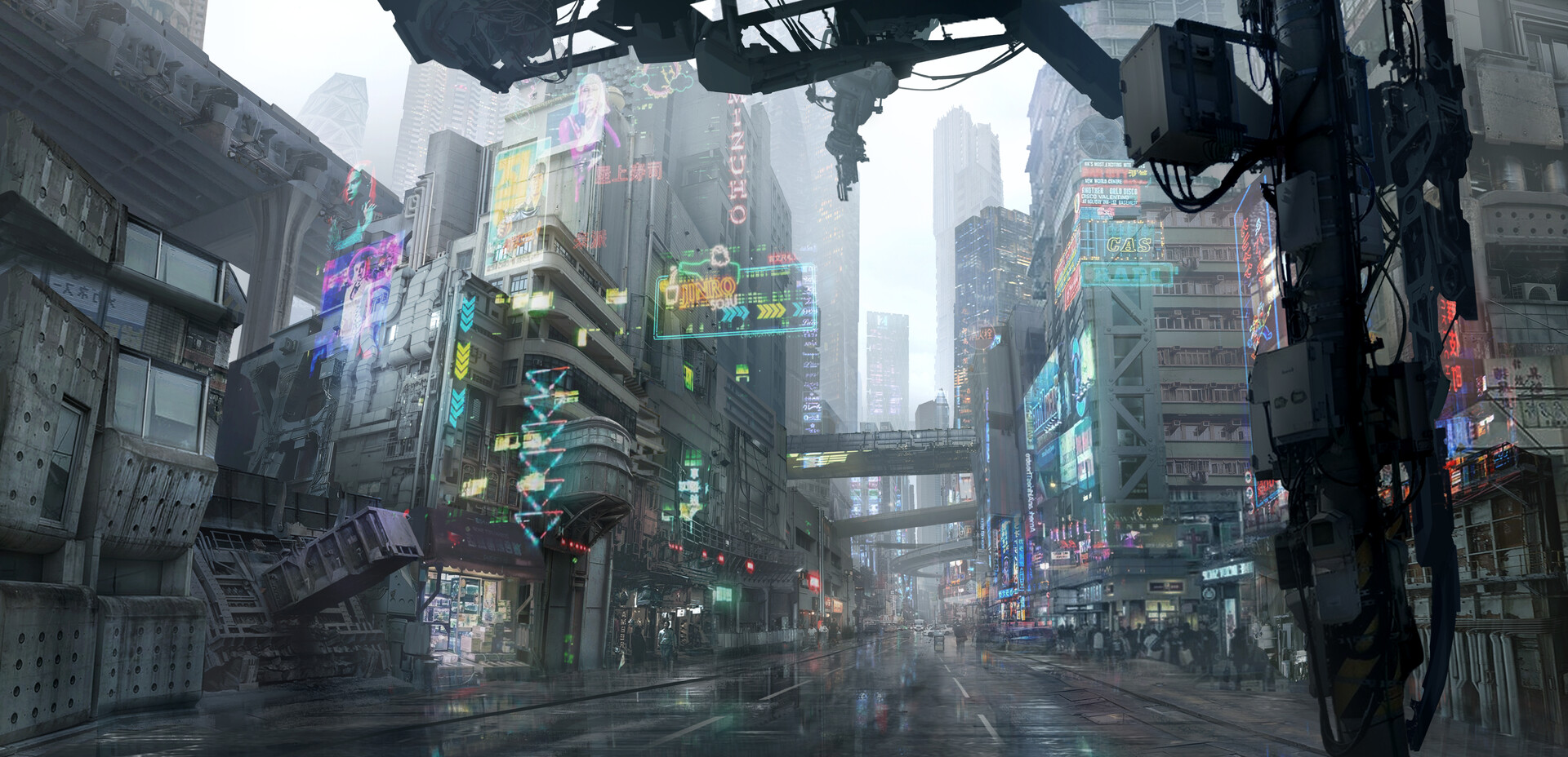 ArtStation - cyberpunk city 1