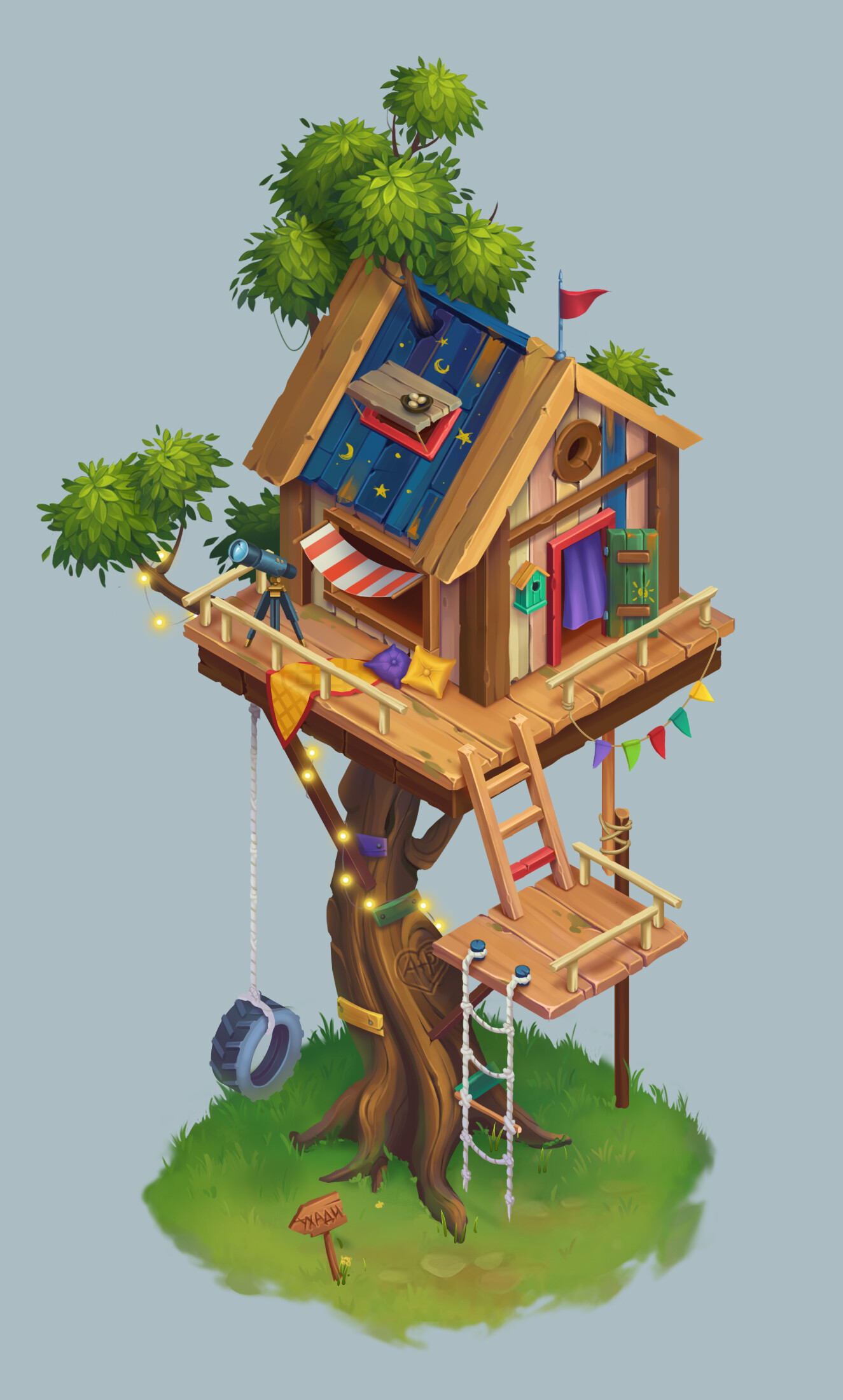 ArtStation - tree house