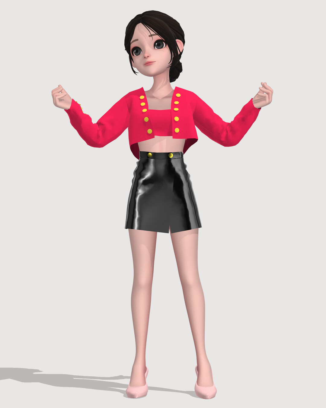 ArtStation - Outfit of YUJIN (#IVE) in #LOVEDIVE