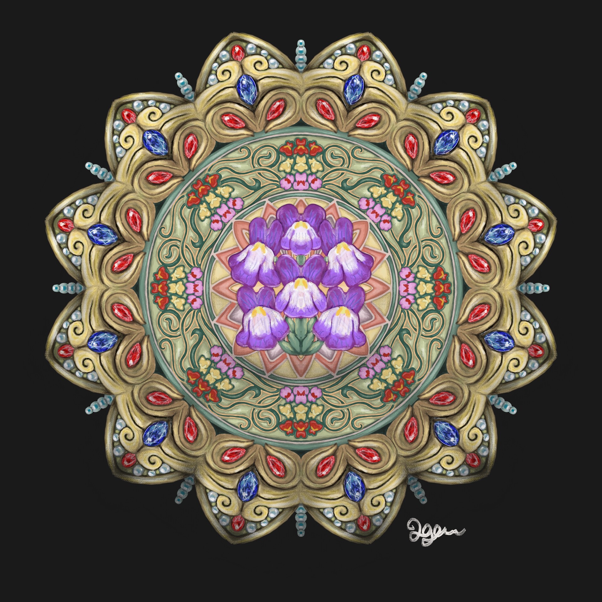 ArtStation - Linaria Mandala